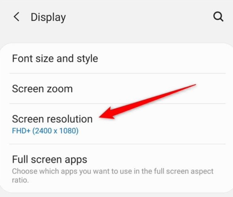 How To Increase The Screen Resolution On Samsung - Samsung Mobile Club