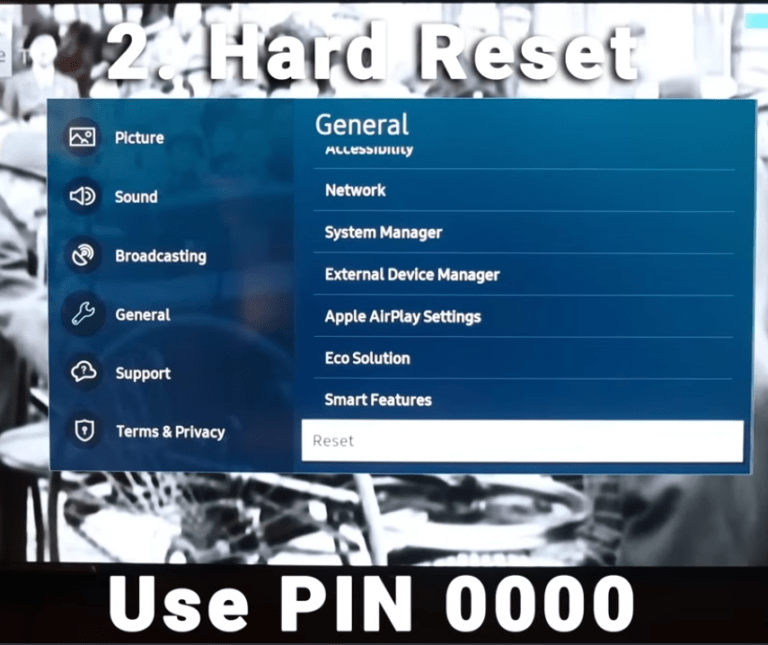 How To Factory Reset Samsung TV – Complete Step-by-Step Guide For ...